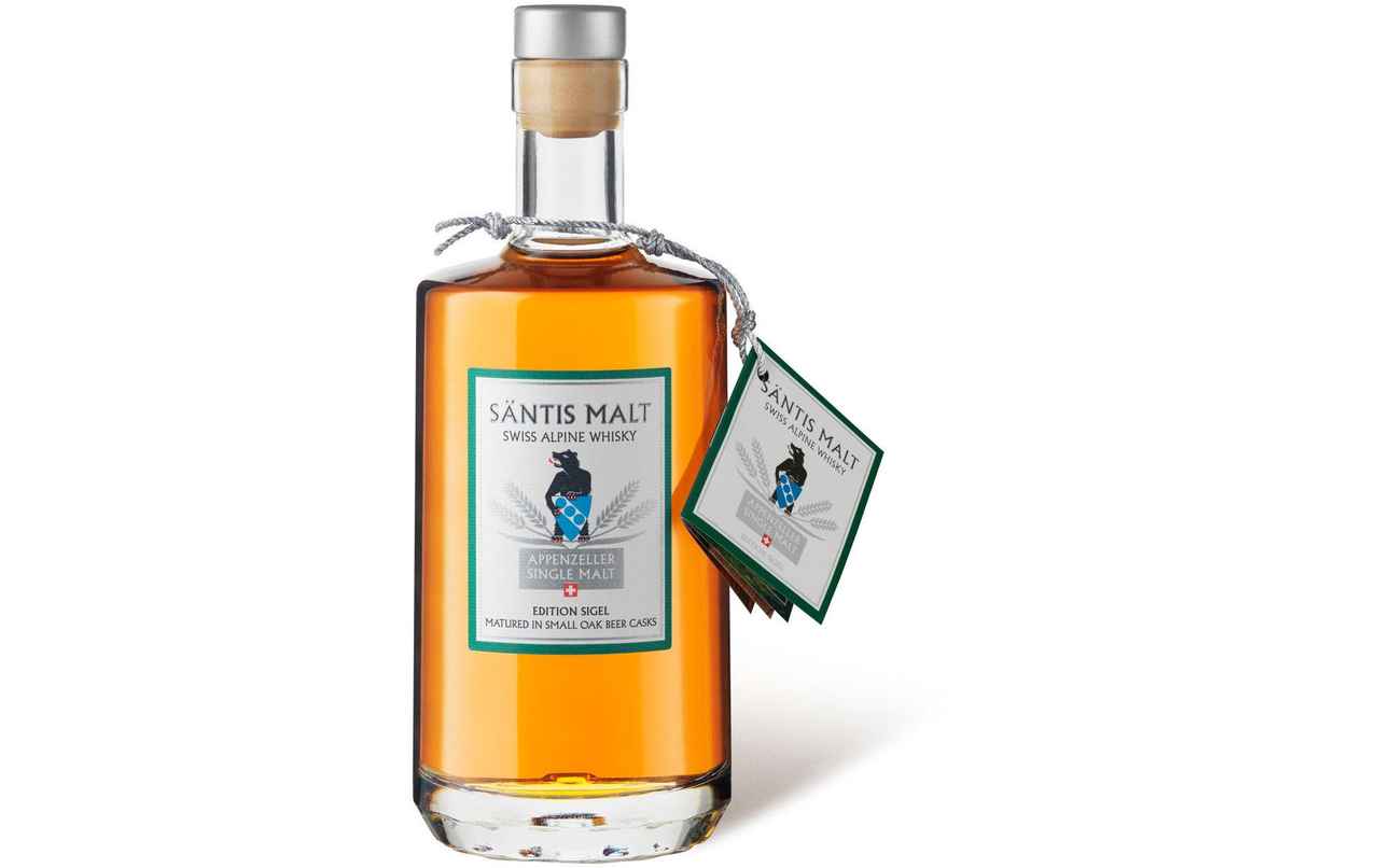 Säntis Malt Swiss Alpine Whisky Edition Sigel Bierfass mild | Schürch ...