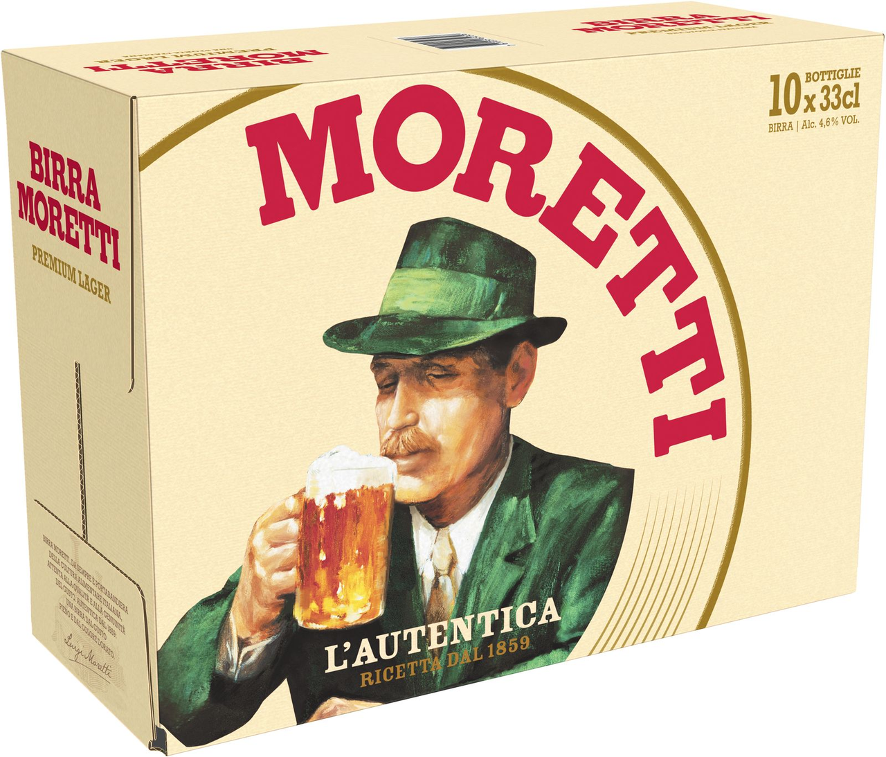 Birra Moretti L'Autentica 10er-Pack | Schürch Getränke AG